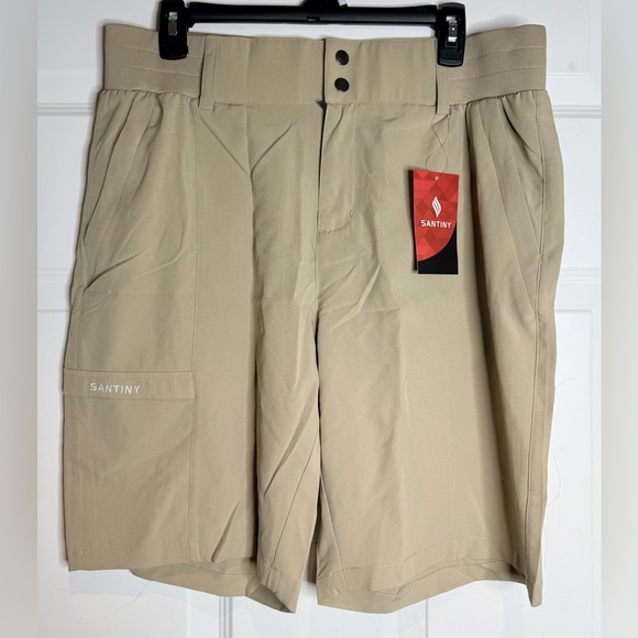 Santini | Shorts | Santiny Womens Beige Cargo Shorts | Poshmark